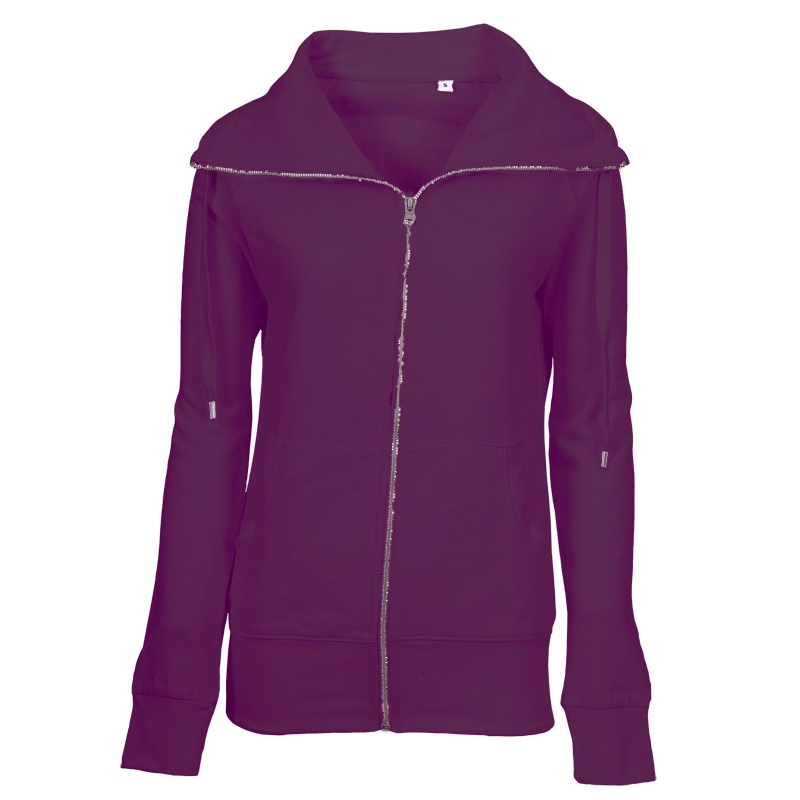 Lady Zip Sweat Sweatshirt lilla (violet)