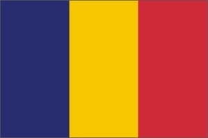 Tchad flag 90 x 150 cm